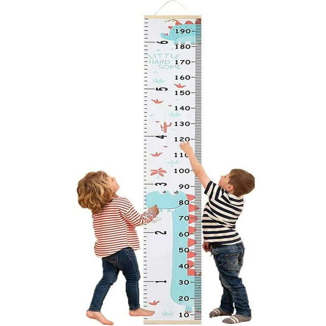 Baby Growth Height Chart Wall Ruler Stickers Decals for Kids Wall Ruler ...