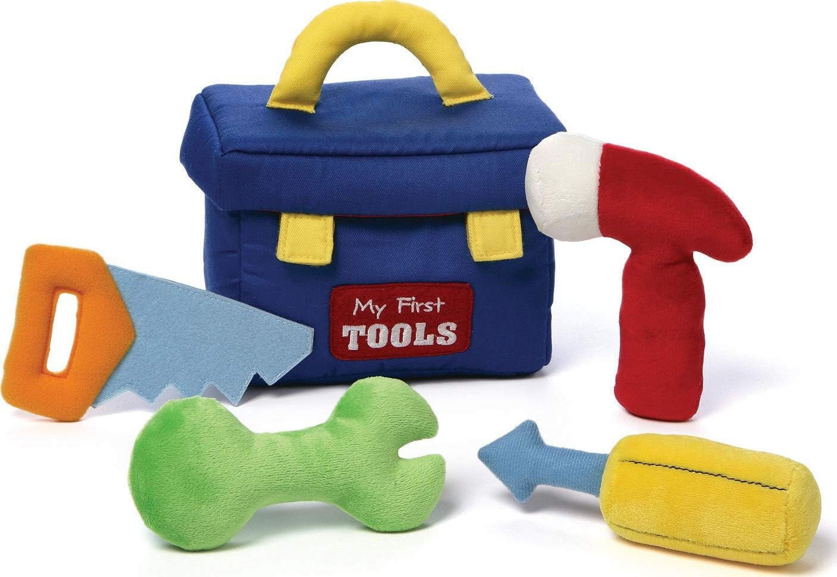Baby Gund MY FIRST TOOLS Plush Playset with Saw Wrench Screwdriver and ...