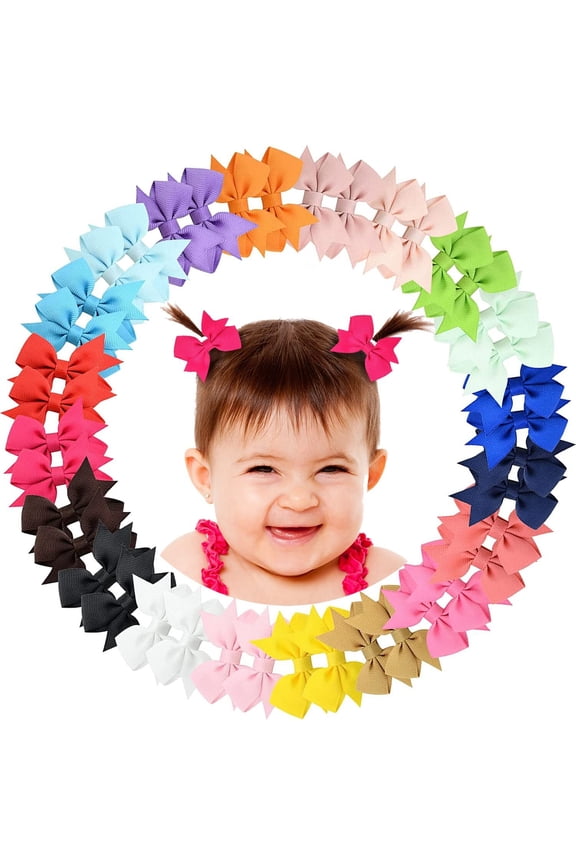 Baby Girl Hair Clips in Bright Colors for Stylish Little Trends