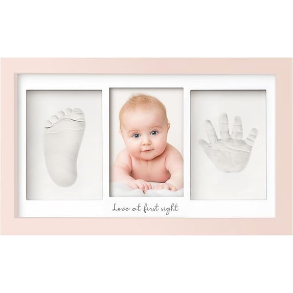Baby Hand and Footprint Kit - Clay Handprint Keepsake Frame, Newborn ...