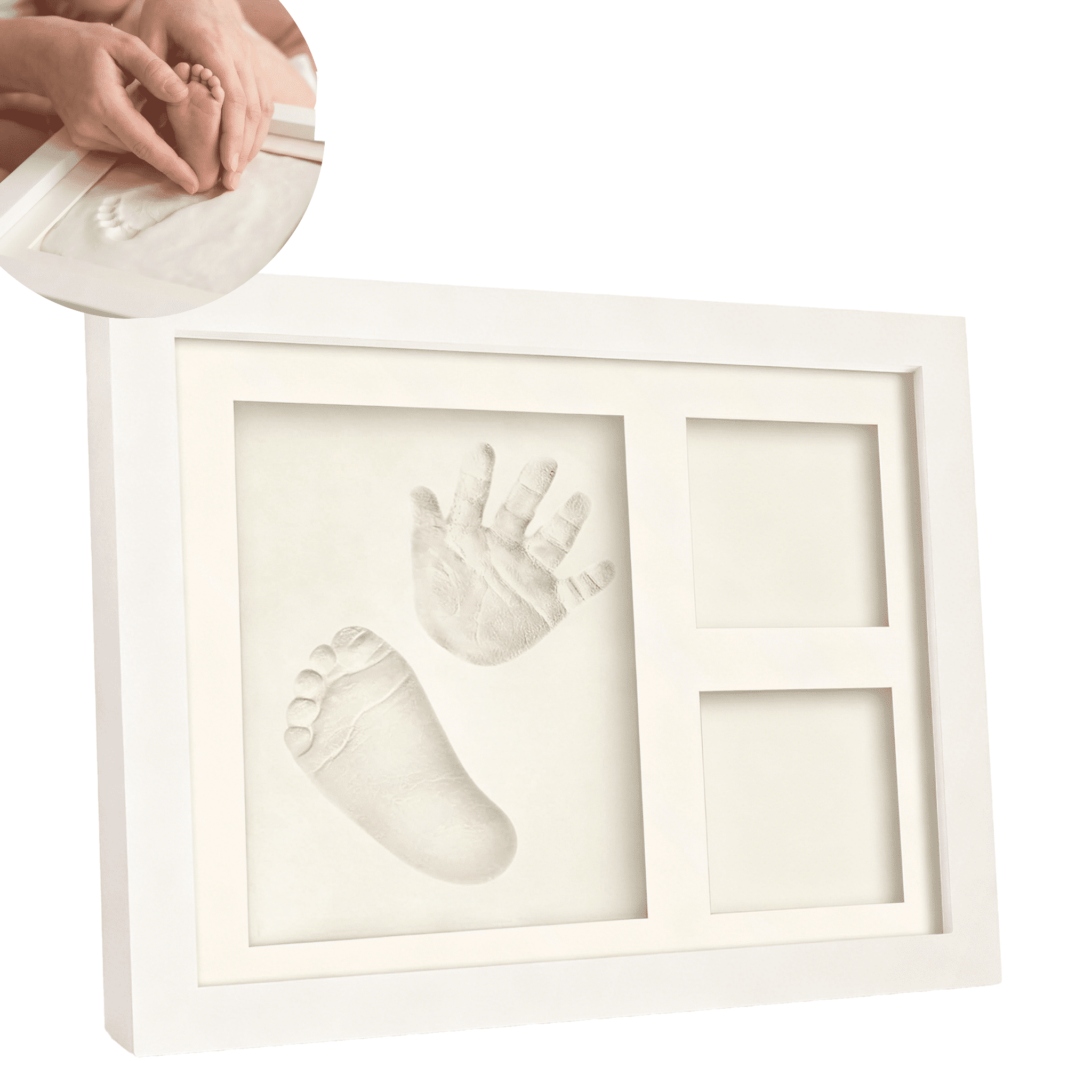 Baby Hand and Footprint Kit – Quick Dry Clay Baby Footprint Kit for ...