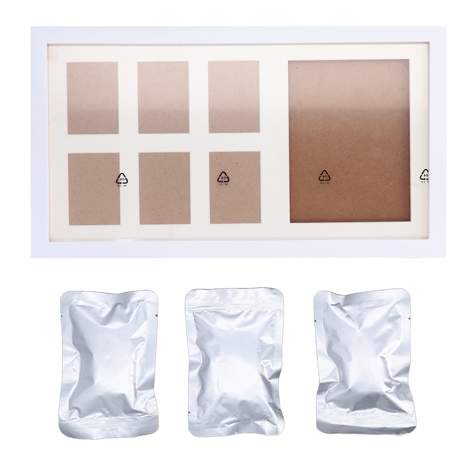 Baby Handprint Footprint Frame DIY Infant Handprint Memorial Frame For ...