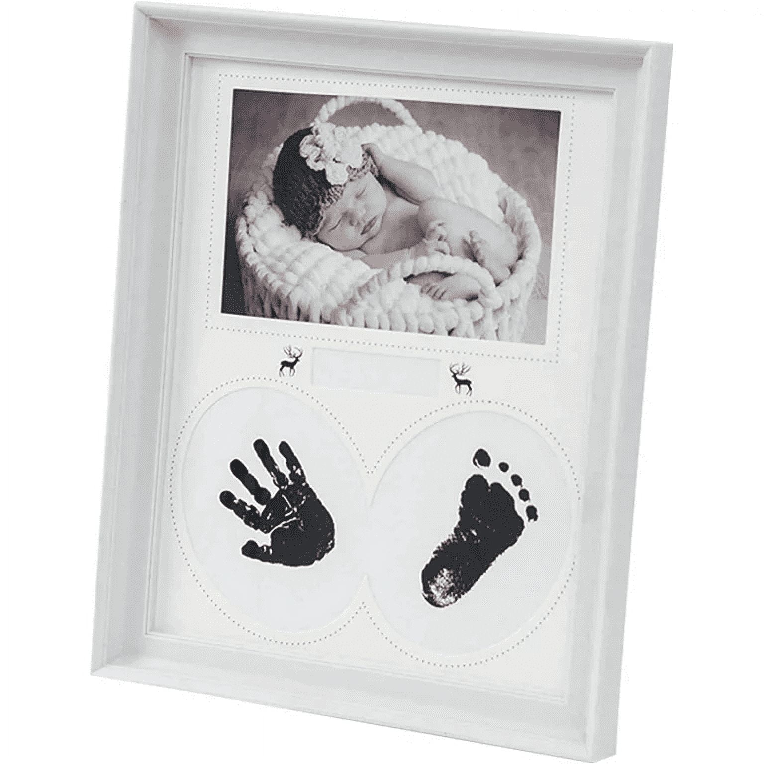 Baby Handprint and Footprint Kit Keepsake Frame Baby first Year Picture ...