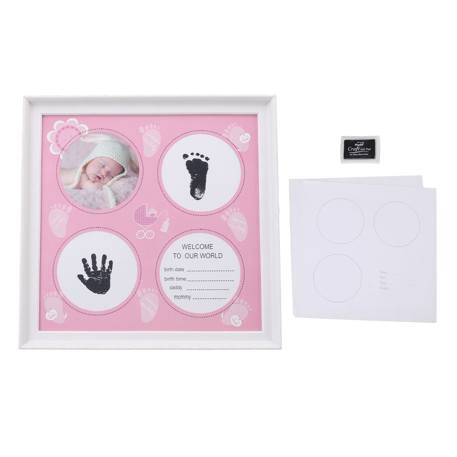 Baby Handprint Footprint Kit for Newborn Boys Girls Wear Resistant ...