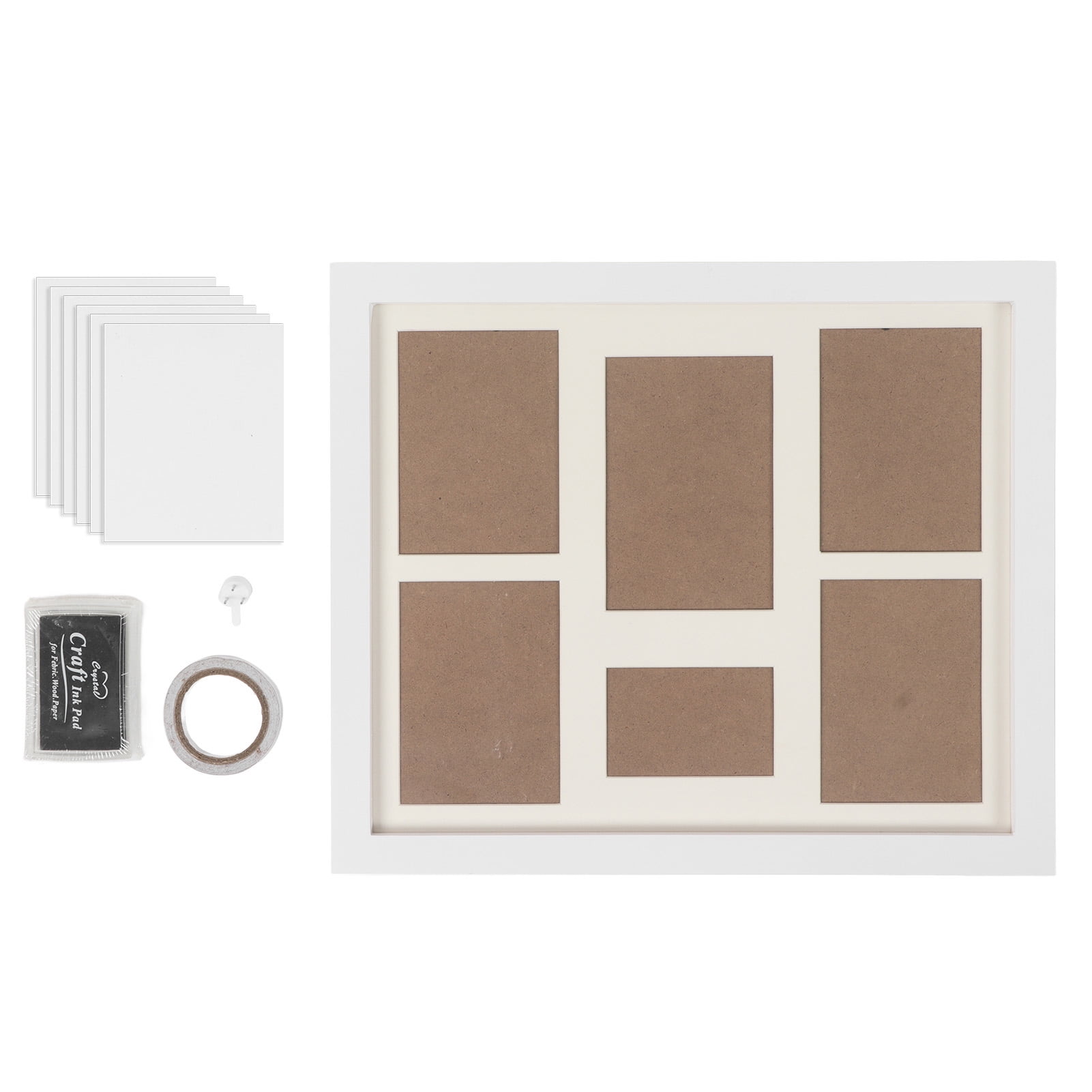 Baby Handprint and Footprint Kit Healthy Baby Keepsake Kit with White ...