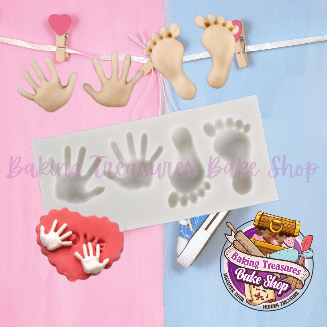 Baby Handprints & Footprints Silicone Mold #1 - Walmart.com