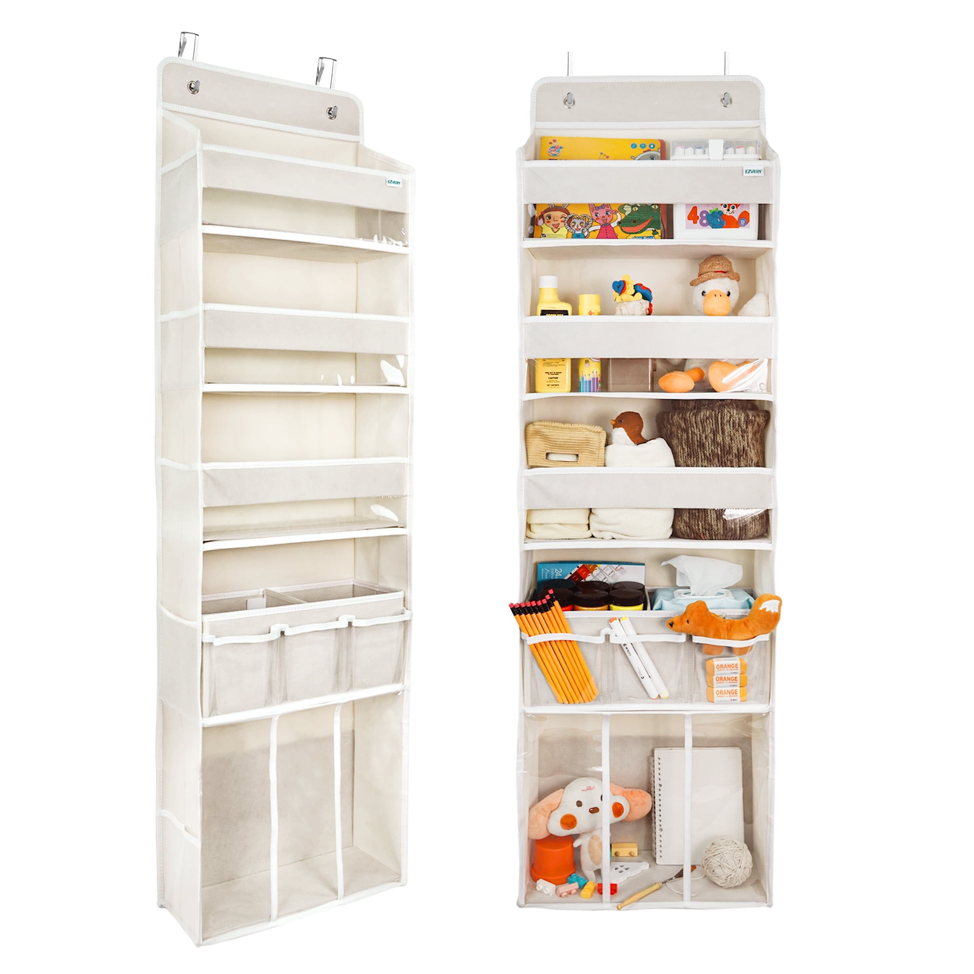 Baby Hanging Organizer 5-Shelf Over-the-Door Organizer with Diaper ...