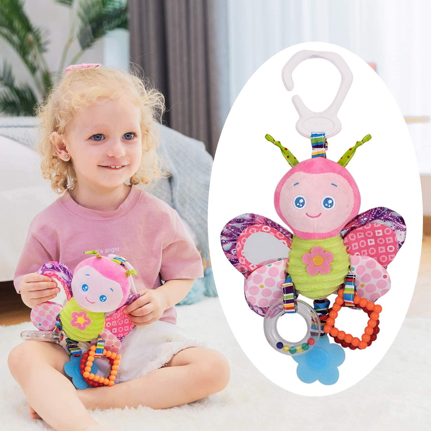 Baby Hanging Rattles Toys Baby Toys for Baby Rattle Car Seat Toy & Baby ...