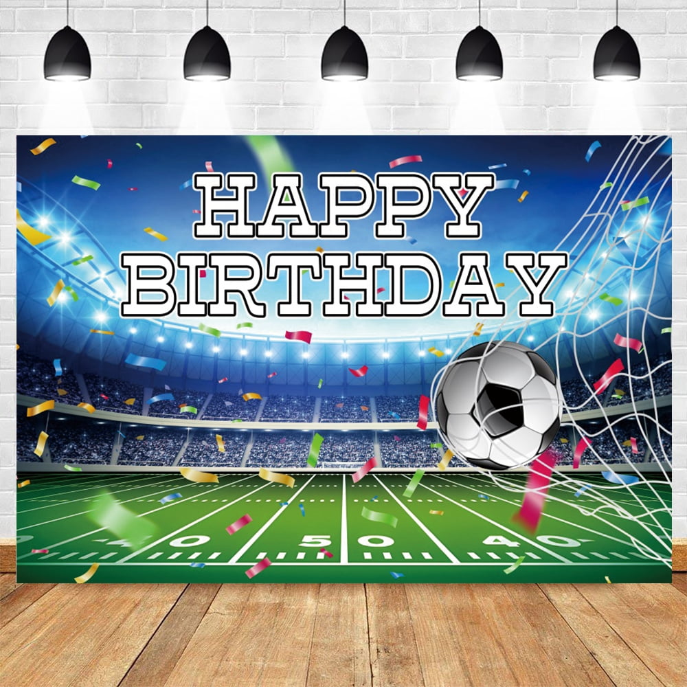 Baby Happy Birthday Party Photography Backdrop Basketball Football ...