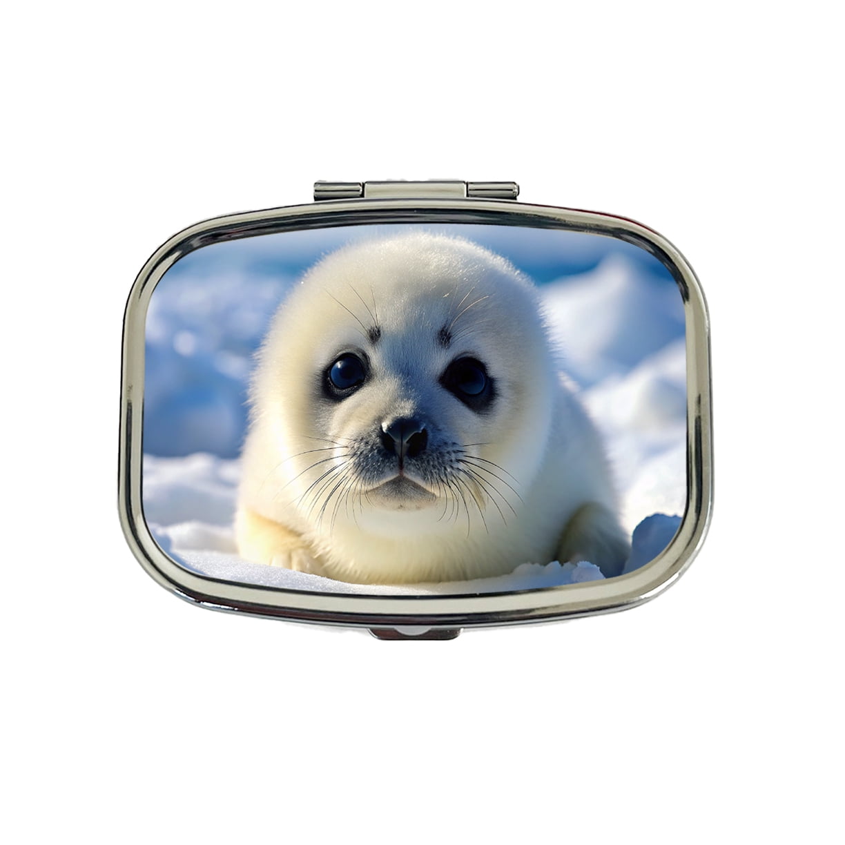 Baby Harp Seal Small Travel Handbag Pill Box Case - Walmart.com