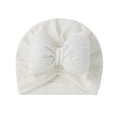 Baby Hat Girls Muslin Hat Bowknot Brimless Cotton Hats Infant Headwear ...