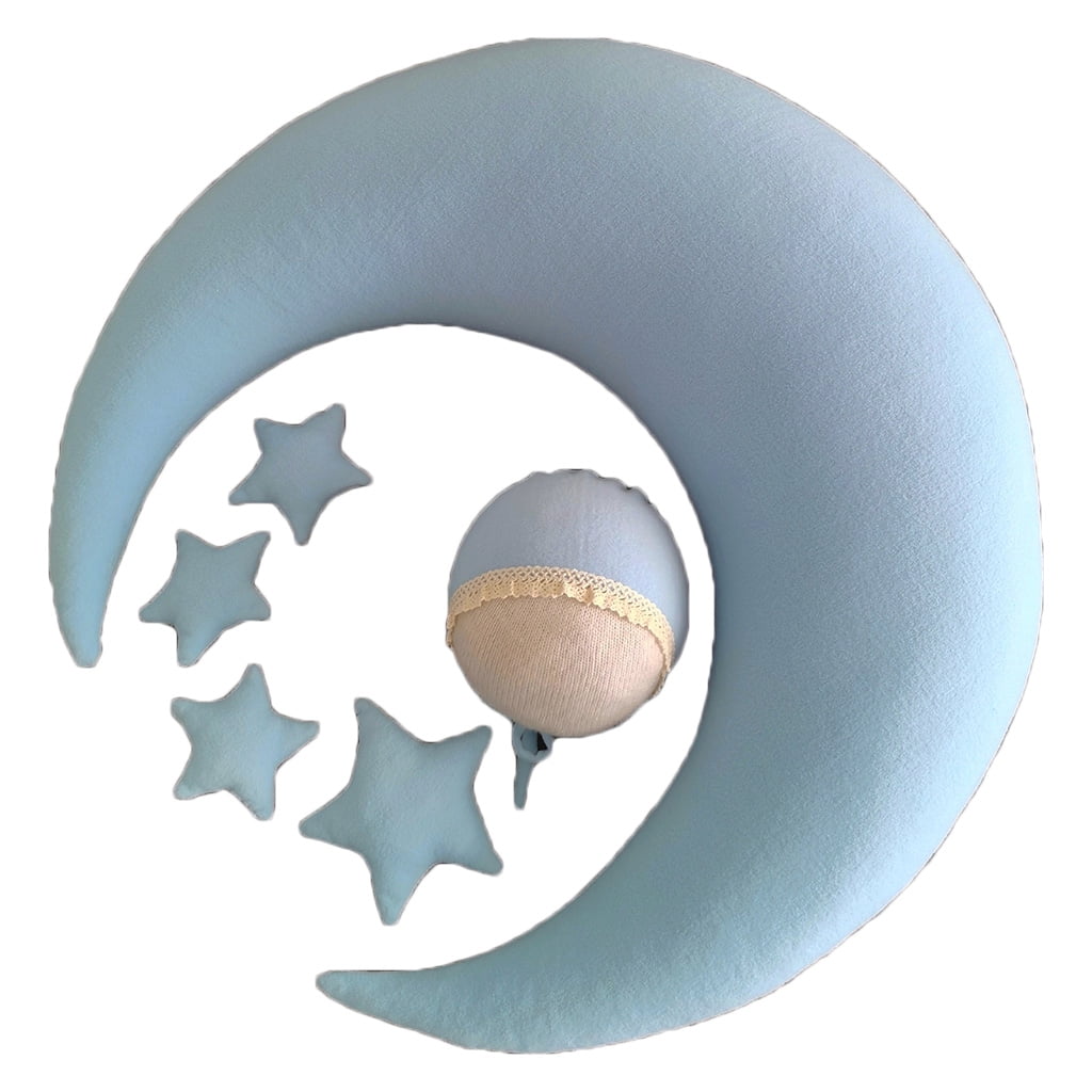Baby Hat Posing Beans Moon Pillow Stars Set Newborn Photography Props ...