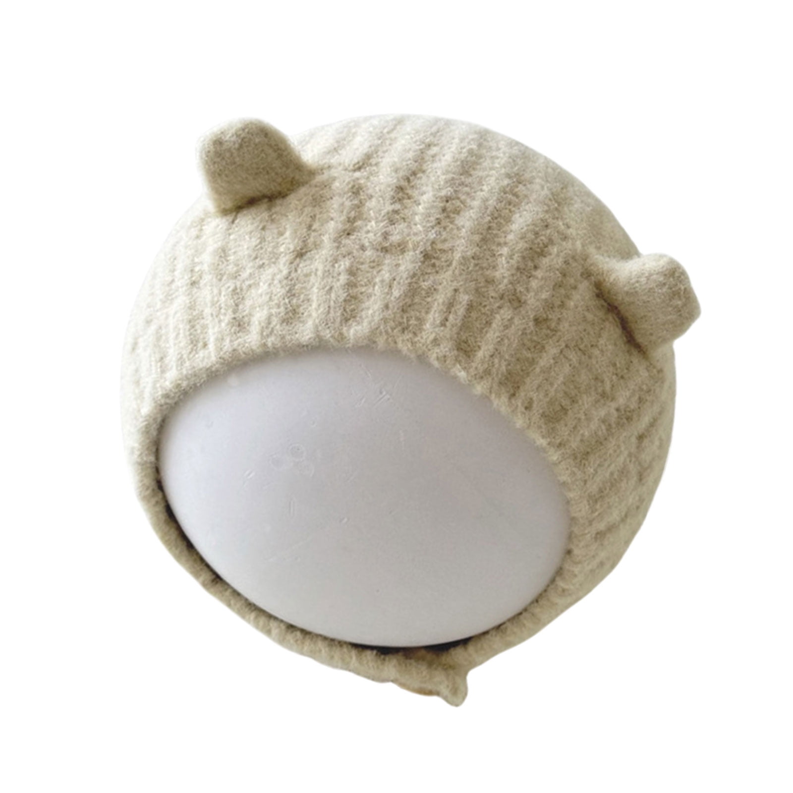 Baby Hat Warm Bonnet Caps Solid Color Winter Protective Earmuffs Bonnet ...
