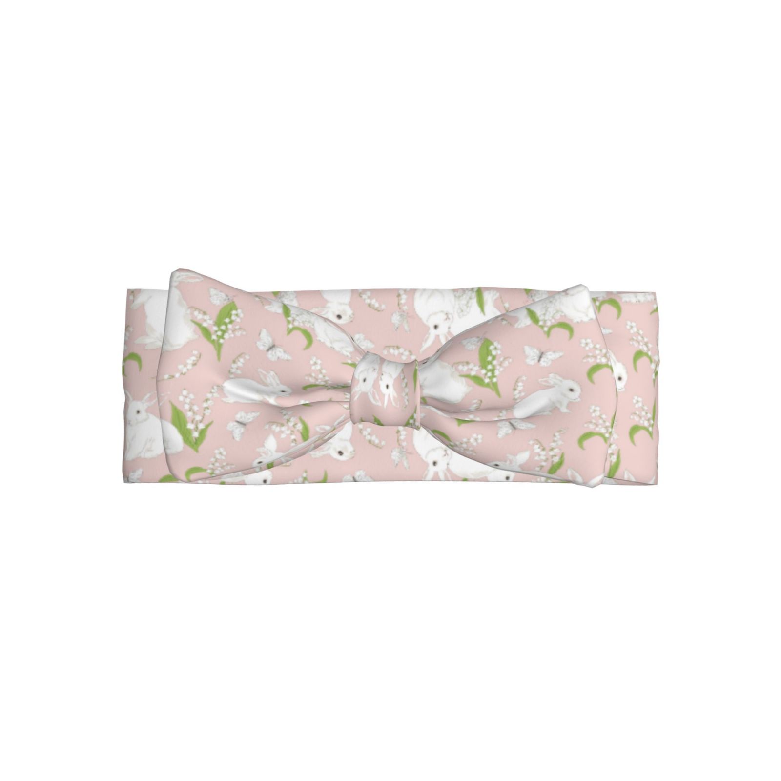 Baby Headbands Cute rabbit white a Soft Comfy HairBands with Bows ...