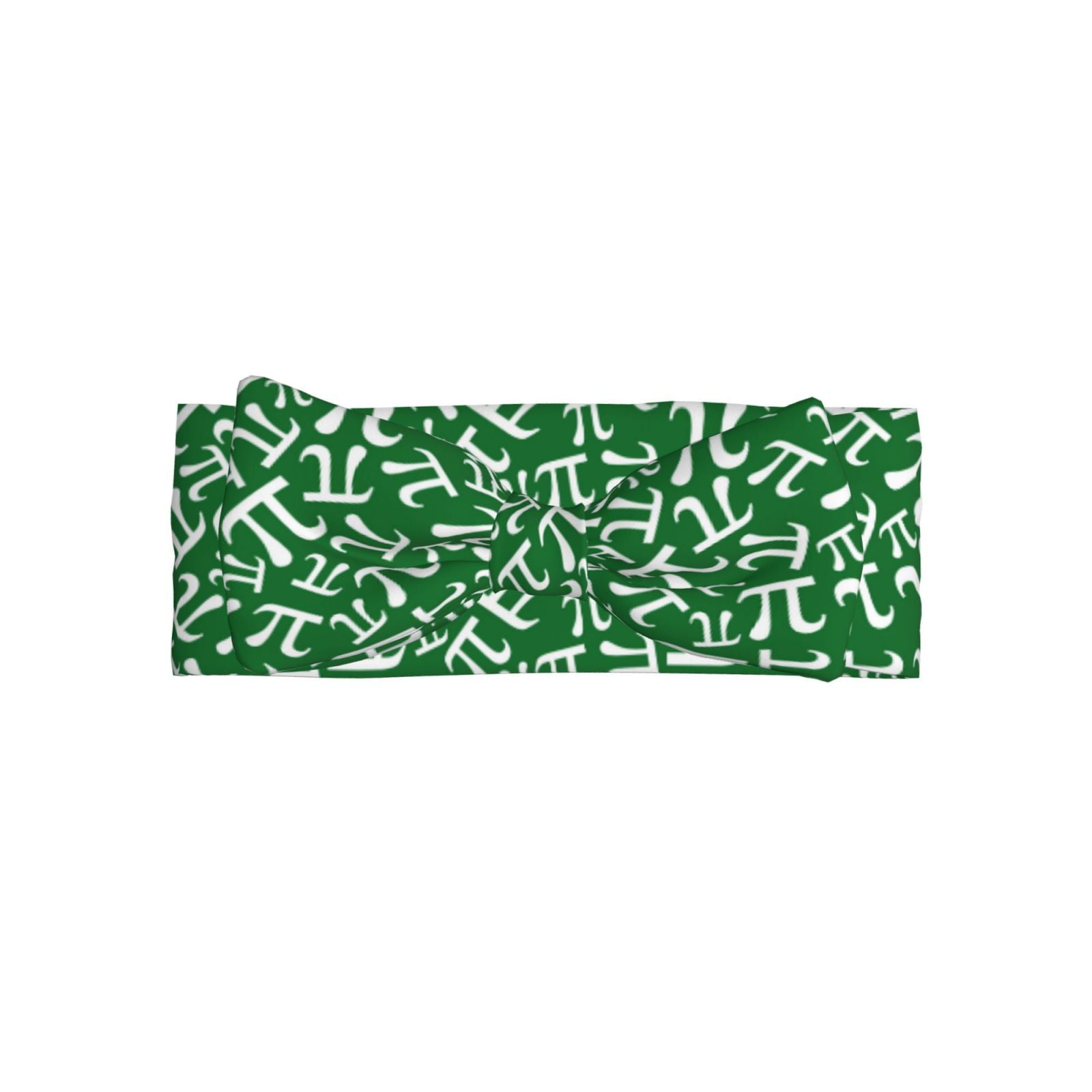 Baby Headbands green pi Symbol Print Soft Comfy HairBands with Bows ...