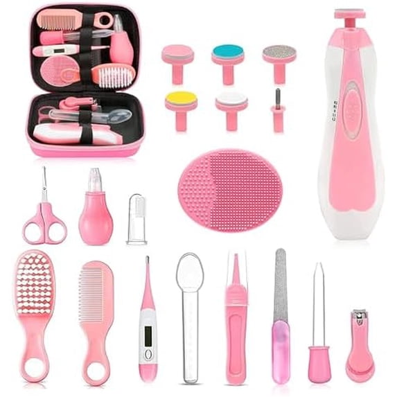 Baby Healthcare and Grooming Kit, 26 in 1 Portable Baby Safety Care Set ...