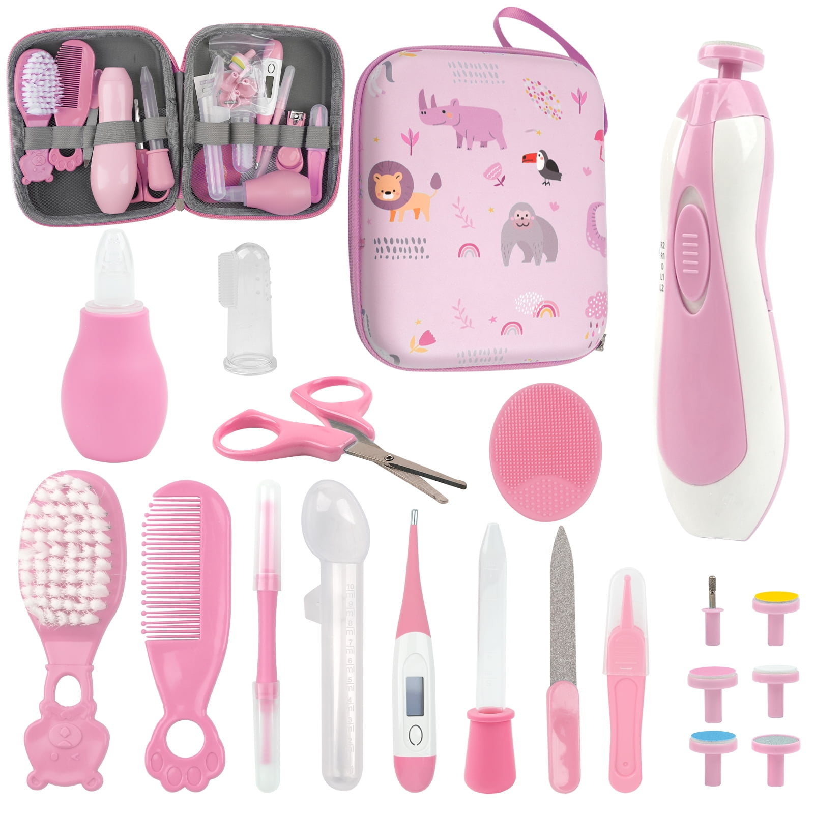 Baby Healthcare and Grooming Kit, Electric Safety Nail Trimmer Baby ...