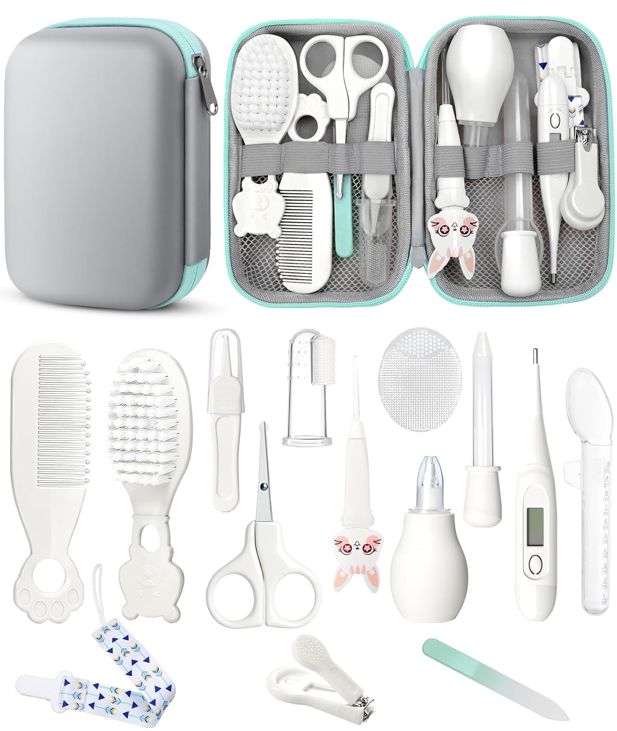 Baby Healthcare and Grooming Kit, Safety Newborn Nursery Baby Care Kit ...
