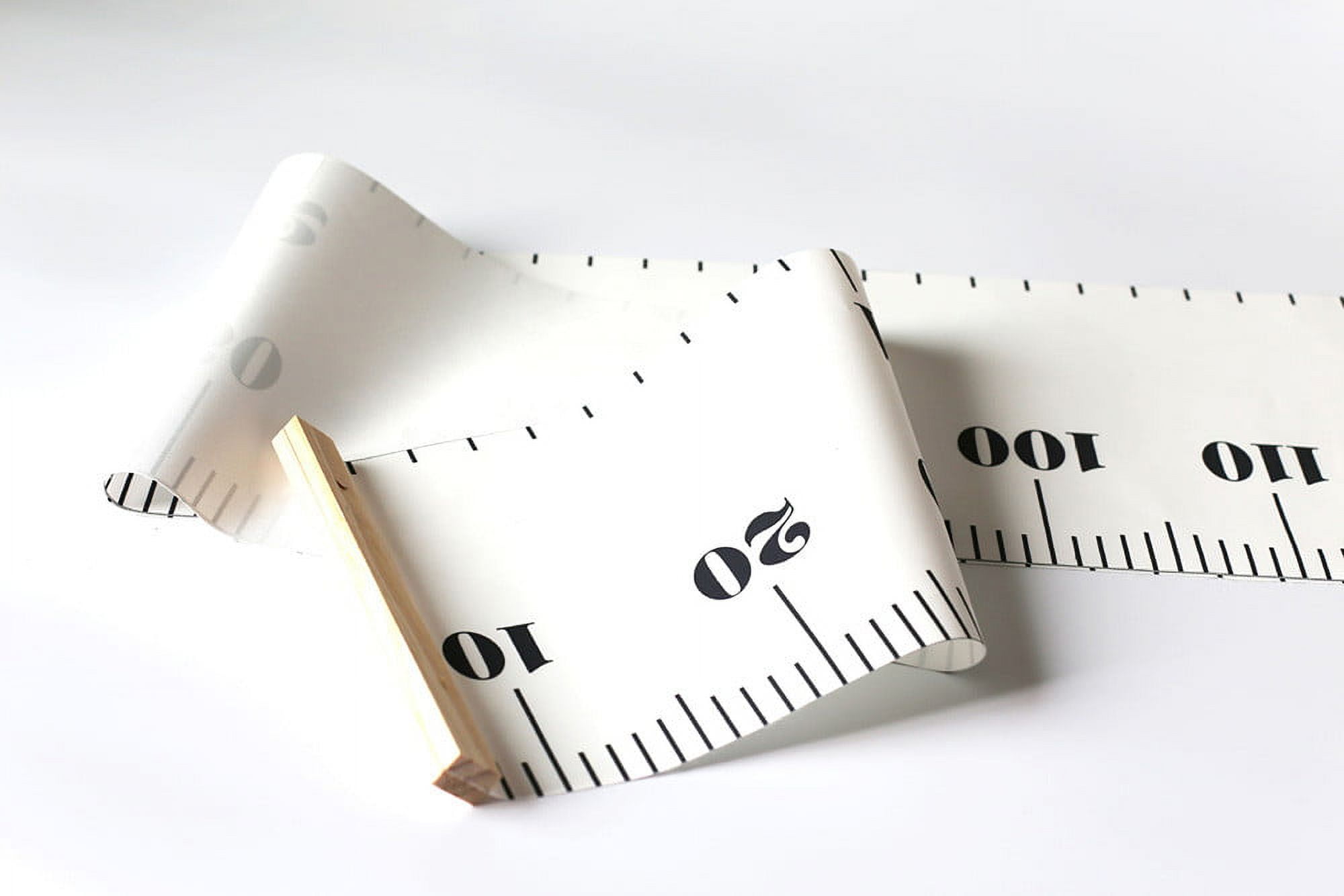 Baby Height Growth Chart Hanging Rulers Kids Room Wall Wood Frame Home ...