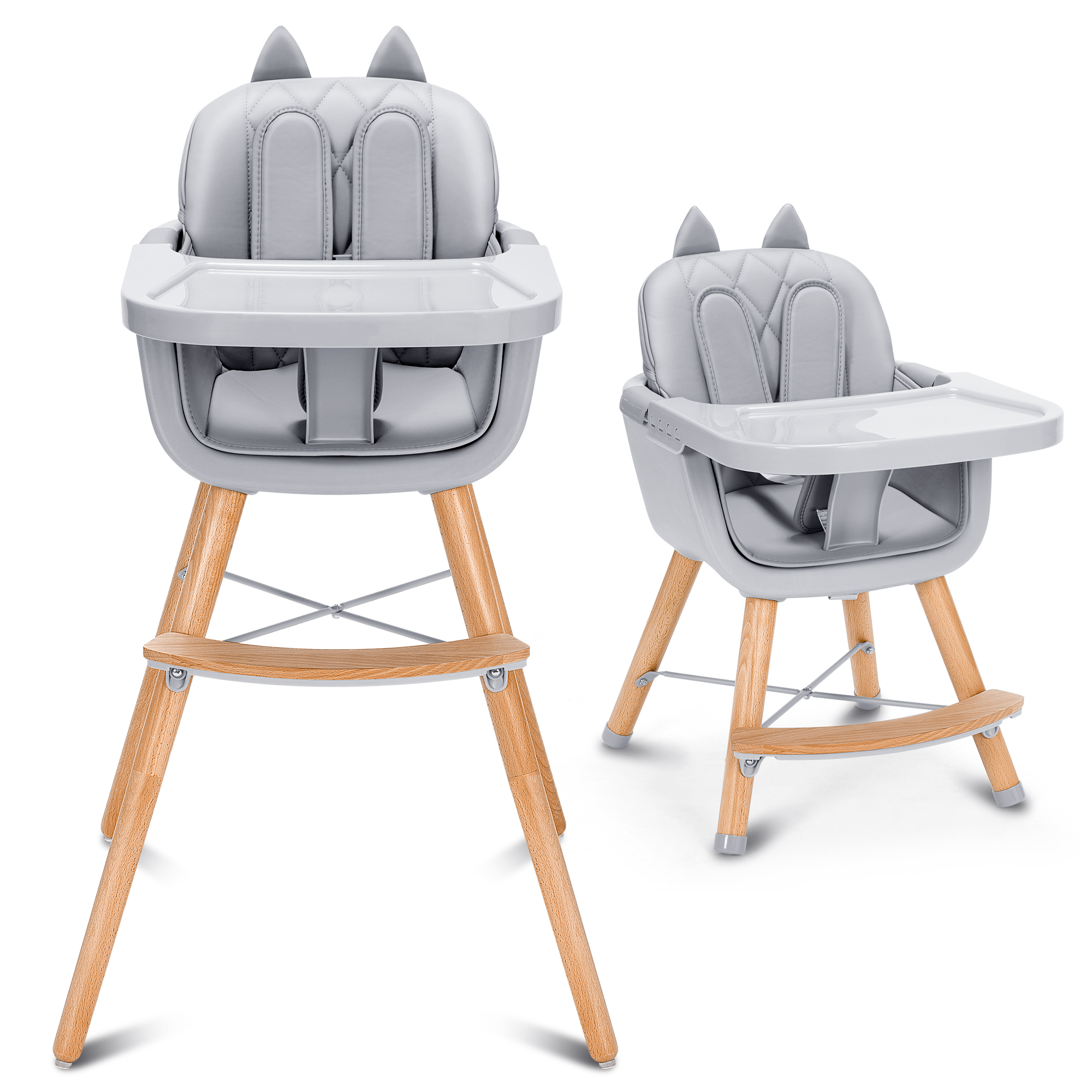 Fisher-Price SpaceSaver Adjustable High Chair, Geo Meadow - Walmart.com