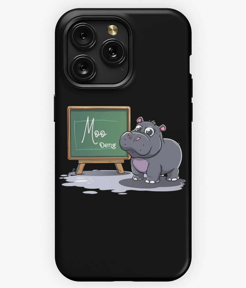 Baby Hippo Moo Deng Almost Famous Viral Sensation A6598 Phone Case for ...