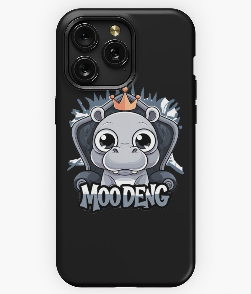 Baby Hippo Moo Deng Cute Viral Animal Fan Art A4571 Phone Case for ...