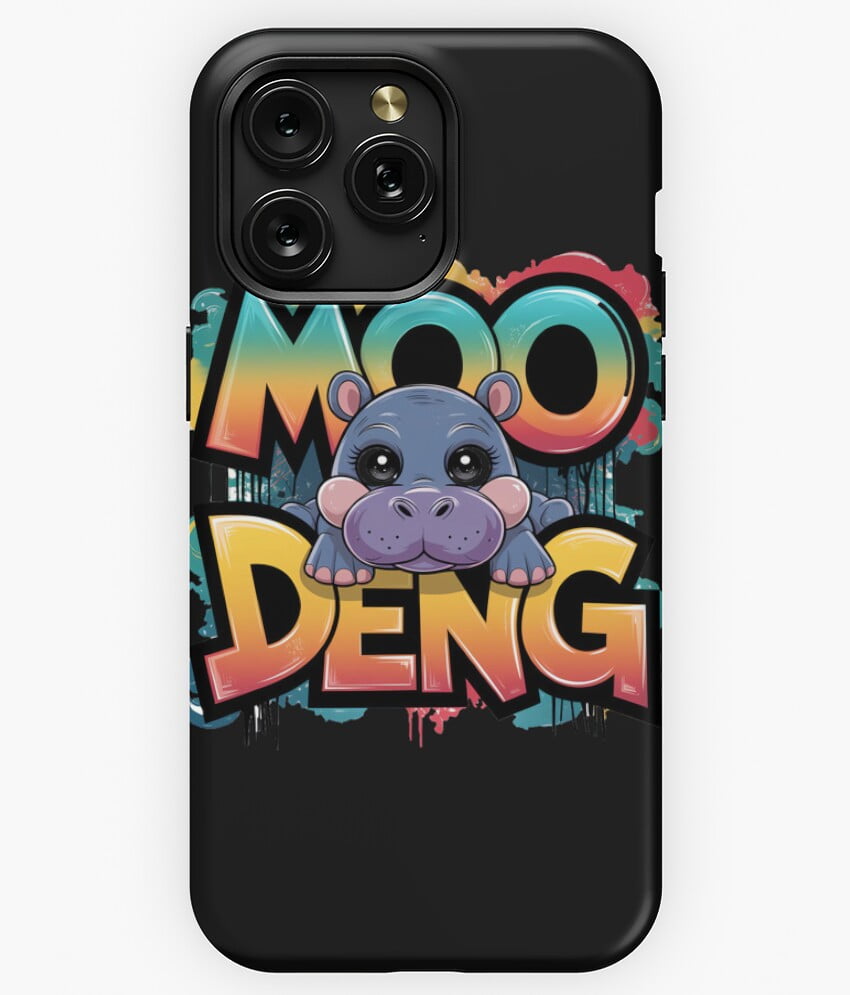 Baby Hippo Moo Deng Cute Viral Animal Sensation - Creative Art A6575 ...