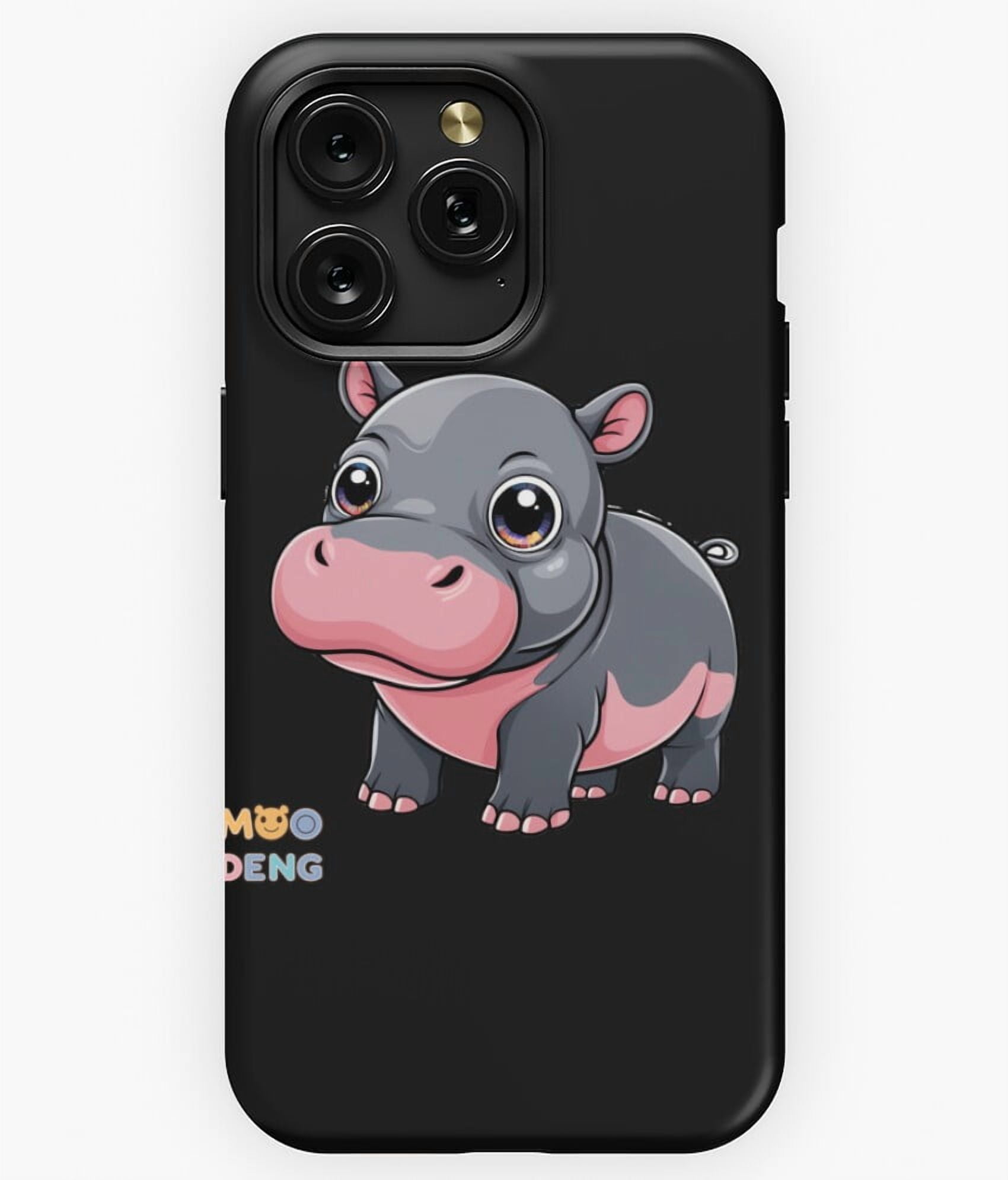 Baby Hippo Moo Deng Famous Viral Animal Sensation A4601 Phone Case for ...