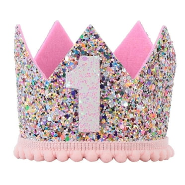 LED Light Birthday Party Hats Crown King Birthday Party Caps for Kids ...