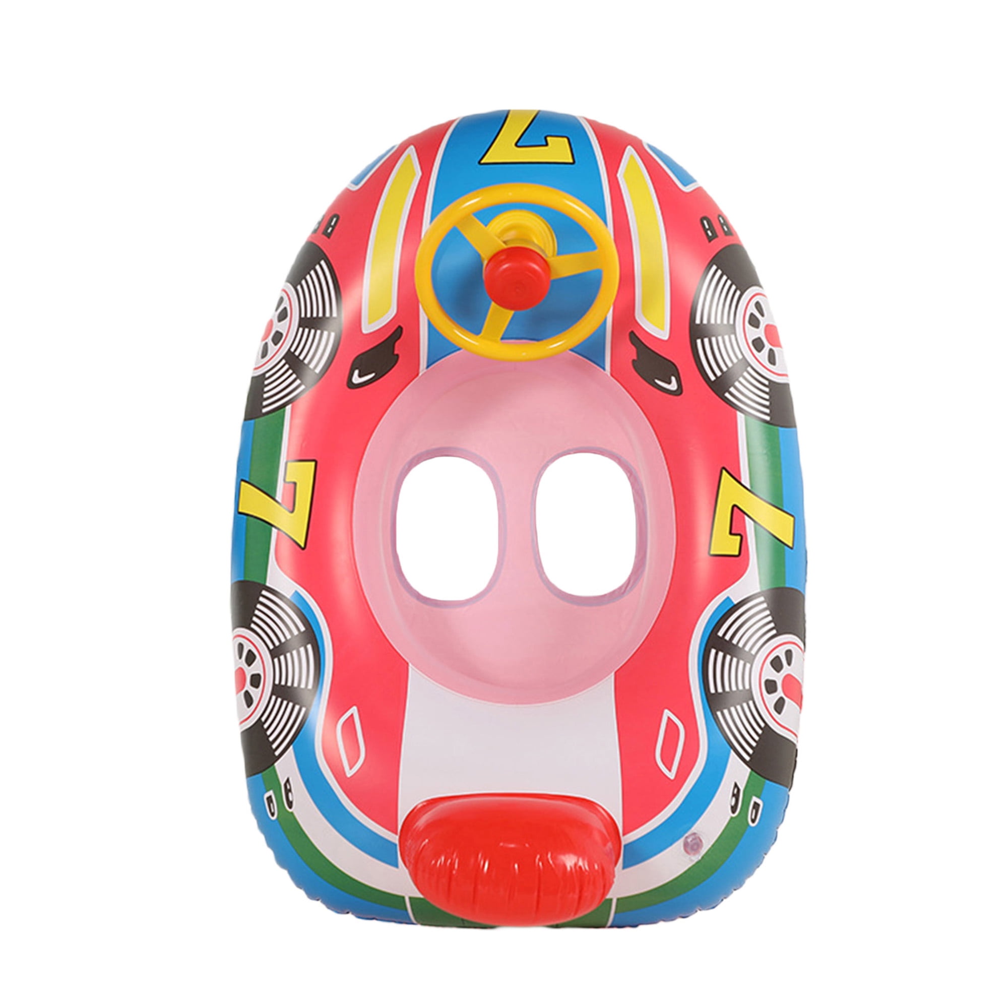 Baby Inflatable Pool Float, Swimming Float Boat with Steering Wheel ...