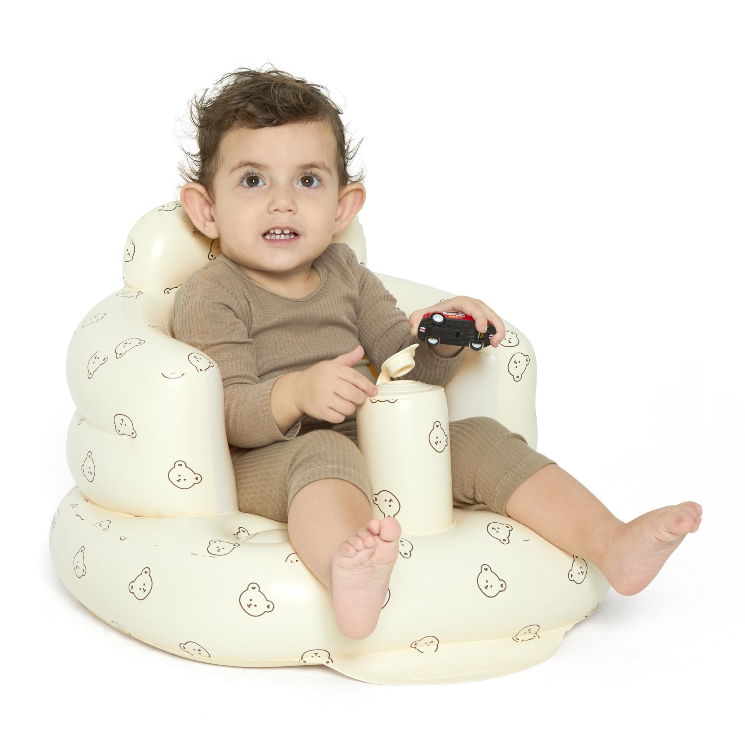 Baby Inflatable Seat for Babies 3-36 Months, Built in Air Pump Infant ...