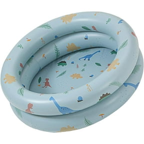 Float Life by Funboy Inflatable Round 2-Ring Pool, Retro Swirl, 65 ...