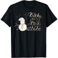 Baby It'S Cold Outside Cute Snowman Winter T-Shirt - Walmart.com