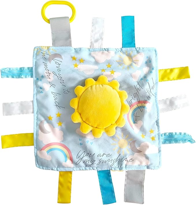 Baby Jack & Co 10x10 Sunshine Lovey Tag Toys for Babies - Baby Toys ...