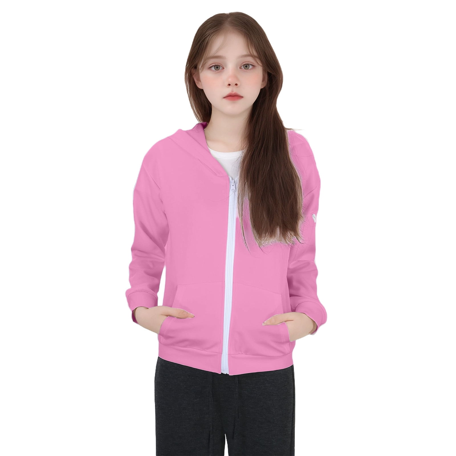 Baby Jacket,Kids Hooded Zipper Full Sleeve Front Open Casual Coat with ...