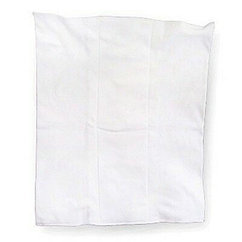 Baby Jay 100% Ringspun Interlock Extra Soft Cotton White Burp Cloth ...