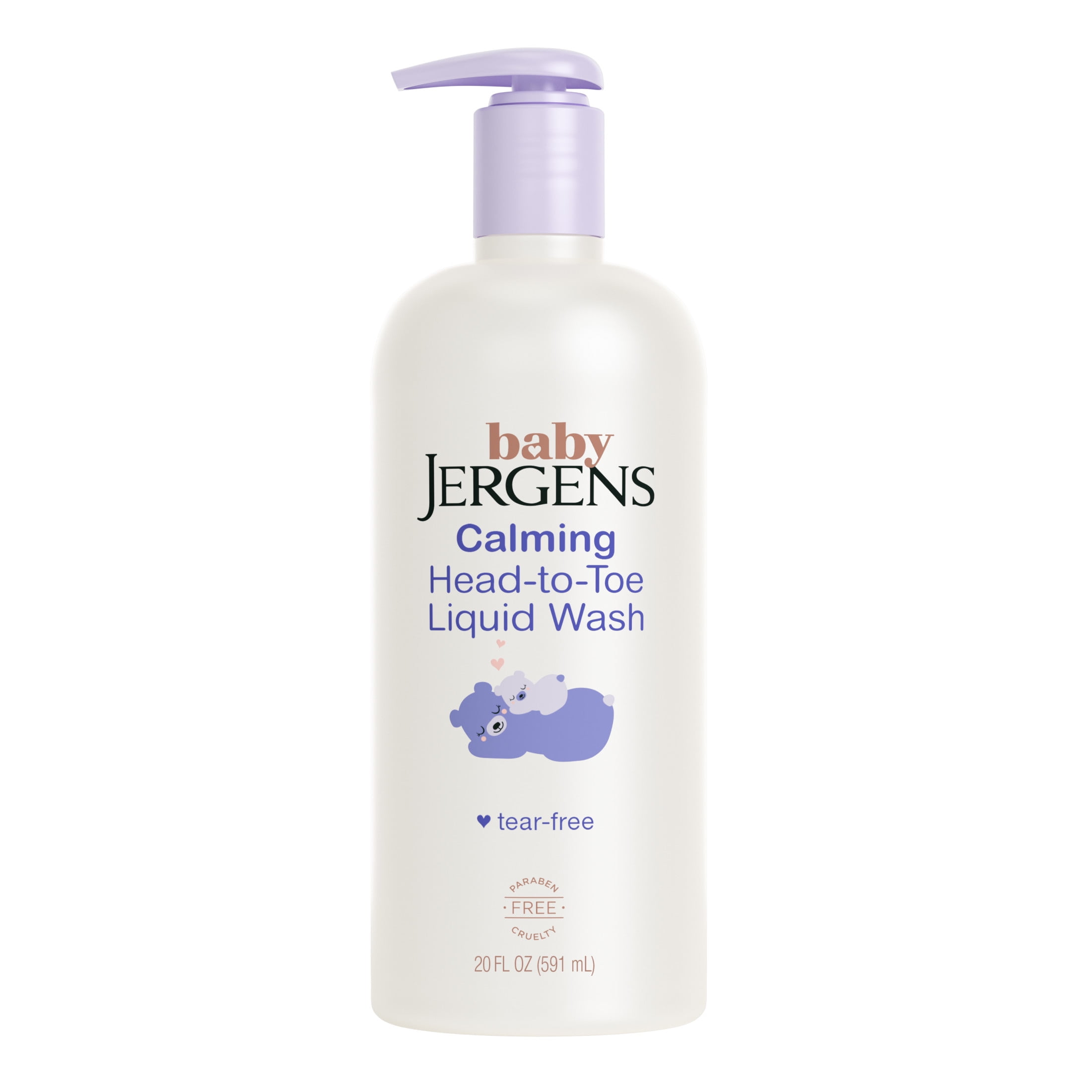 Jergens Calming Head to Toe Liquid Baby Wash 20 oz Moisturizing with ...