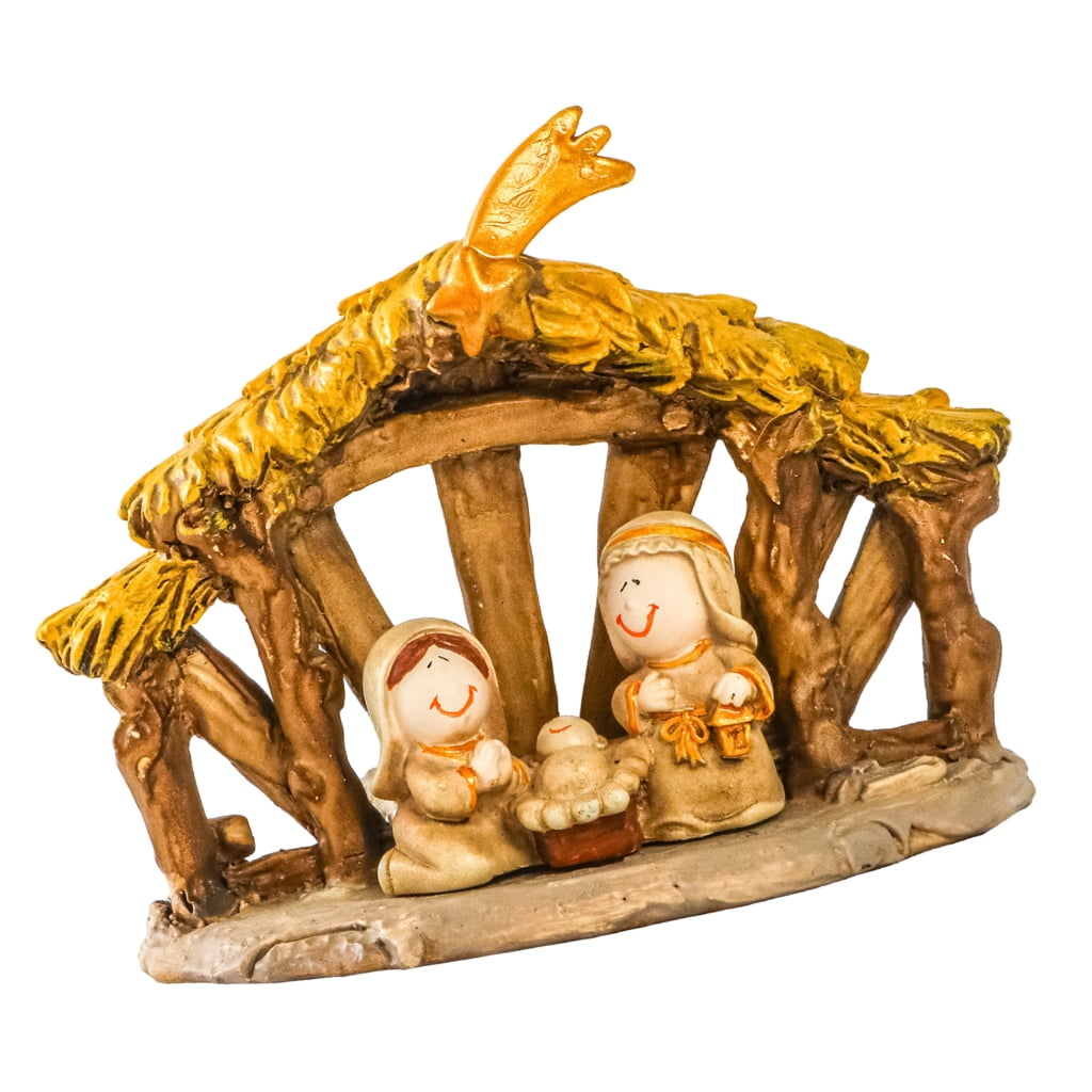 Baby Jesuses Holy Family Statue Miniature Christmas Nativity Scene ...