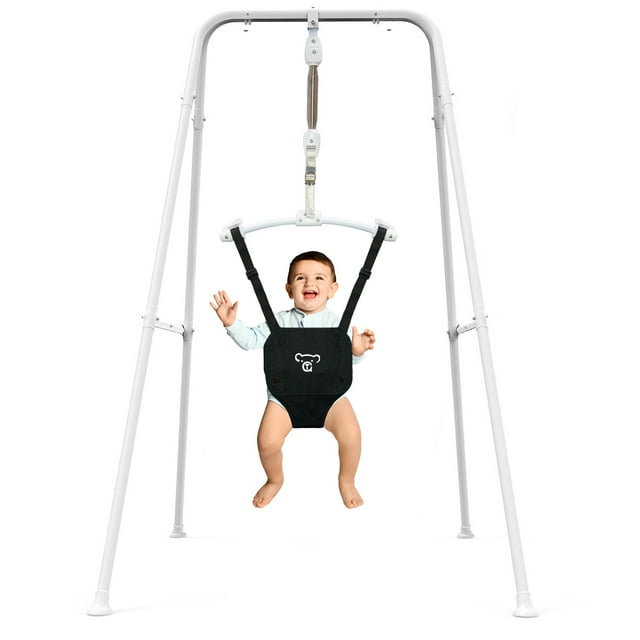 Baby Jumper with Stand, Baby Bouncer&Baby Jumper Activity Center, Baby ...