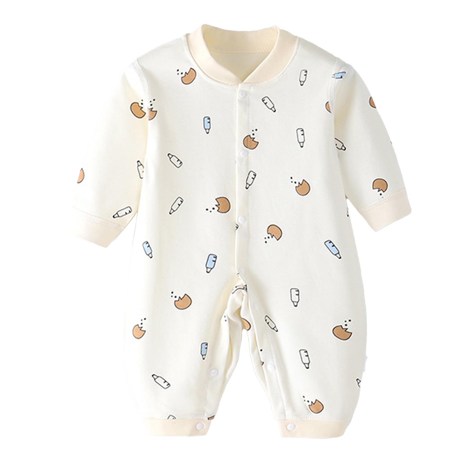 Baby Jumpsuit Infant Long Sleeve Jumpsuit Warm Comfortable Unisex ...