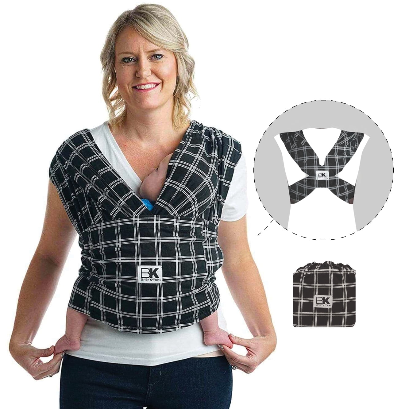 Baby K’tan Print Baby Wrap Carrier, Infant and Child Sling - Pre ...