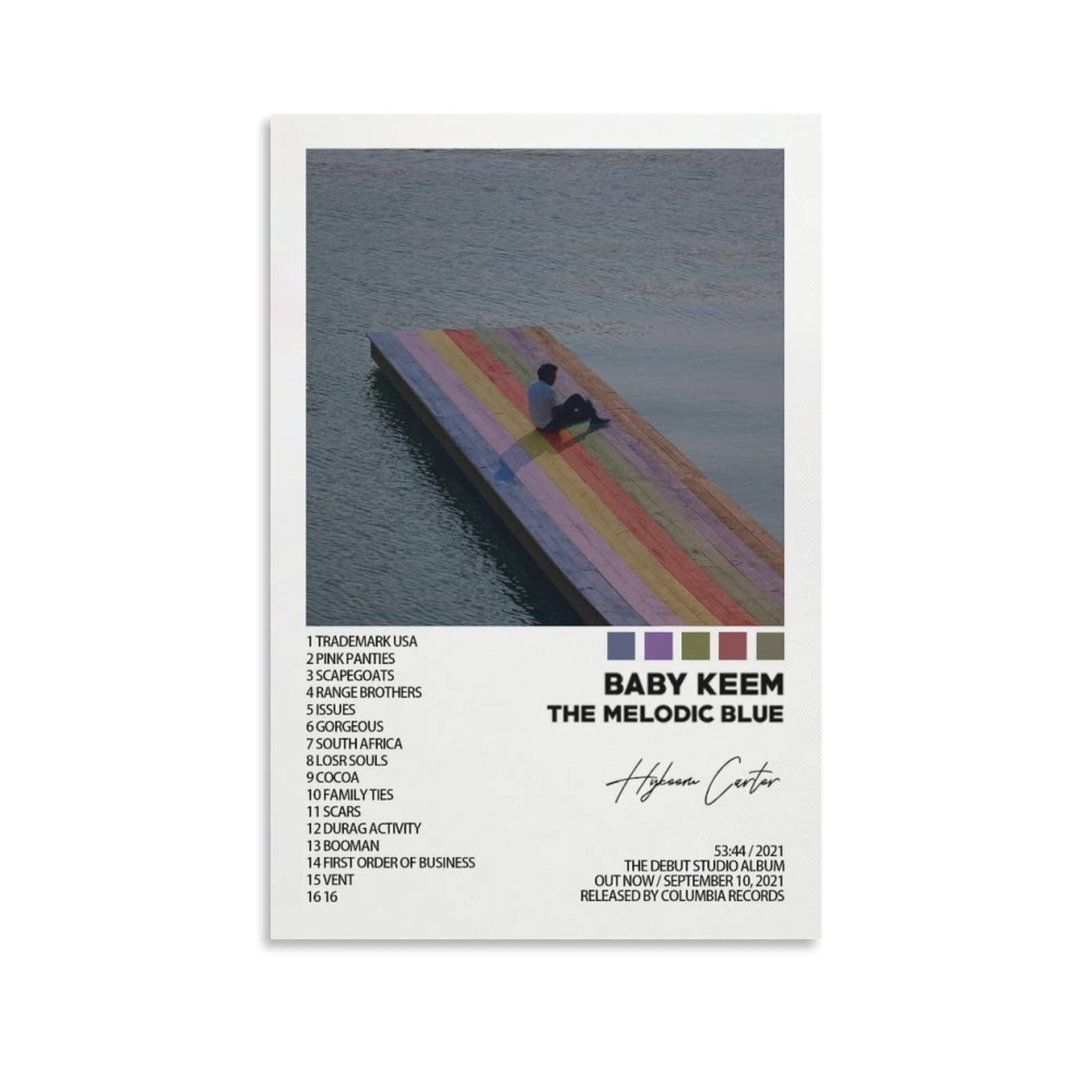 Baby Keem Poster The Melodic Blue Album Cover Poster for Bedroom ...