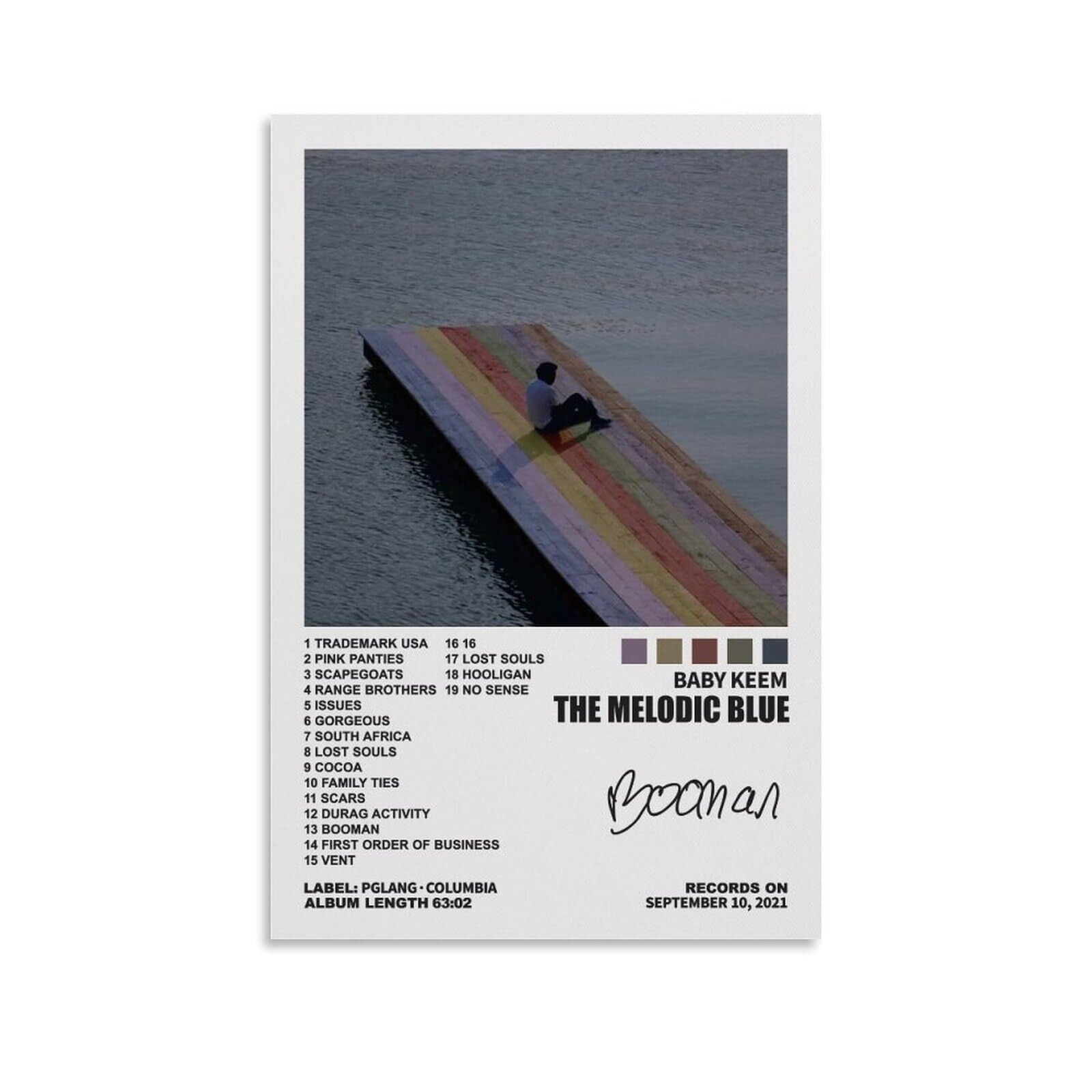 Baby Keem Poster The Melodic Blue Album Cover Posters for Room ...