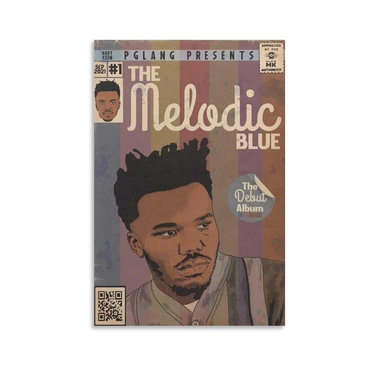 Baby Keem The Melodico Poster 1 Canvas Art Poster and Wall Art Picture ...