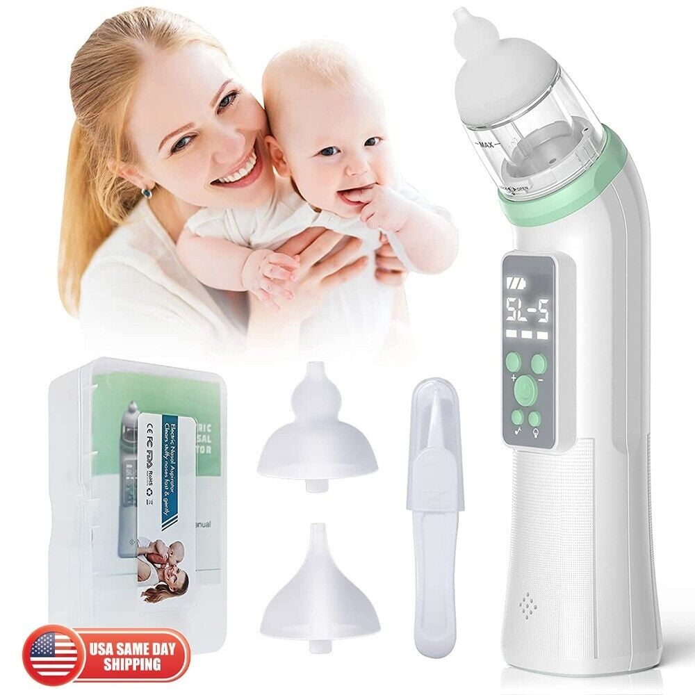Baby Kids Nasal Aspirator Nose Sucker Automatic Booger Cleaner 5 Levels ...