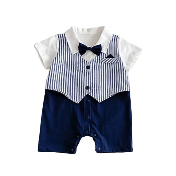 Baby Kids Suspender Romper for Boys Girls Lightweight Summer Jumpsuit ...