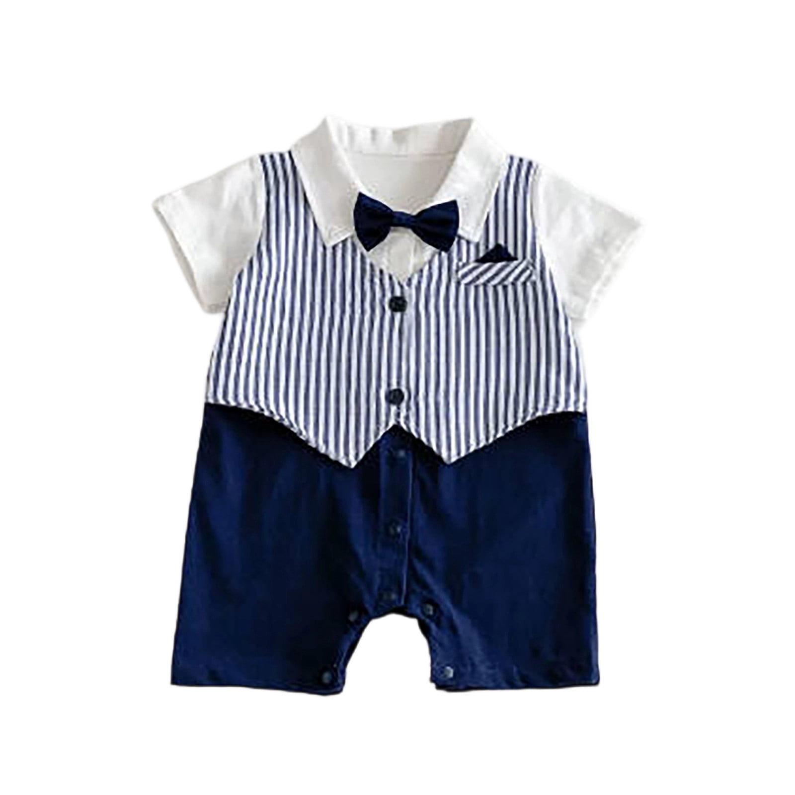 Baby Kids Suspender Romper for Boys Girls Lightweight Summer Jumpsuit ...