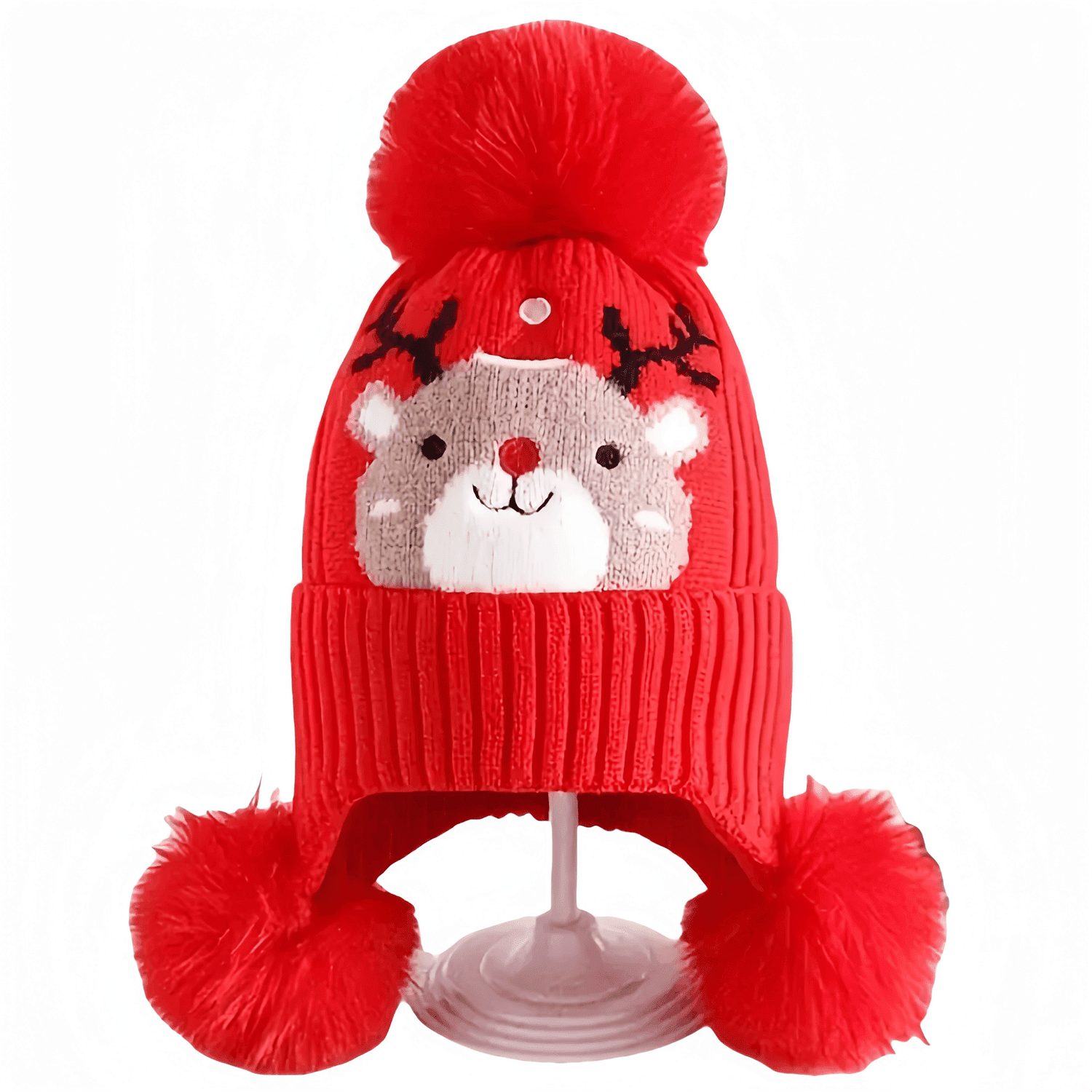 Baby Kids Winter Warm Hats, Infant Toddler Children Pom Pom Beanie Knit ...