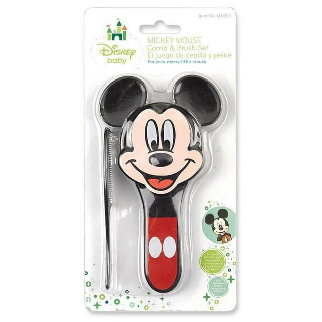 Baby King Disney Mickey Mouse Infant Hairbrush and Comb - Newborn ...