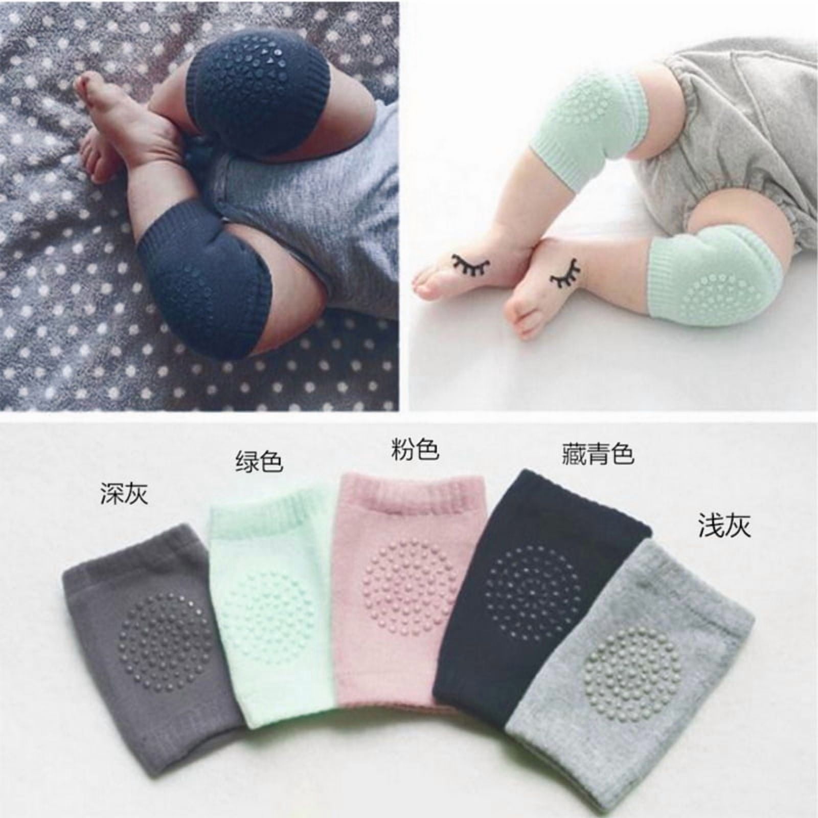 Baby Knee Pads Crawling Socks Elbow Pads For Toddlers Solid Color ...